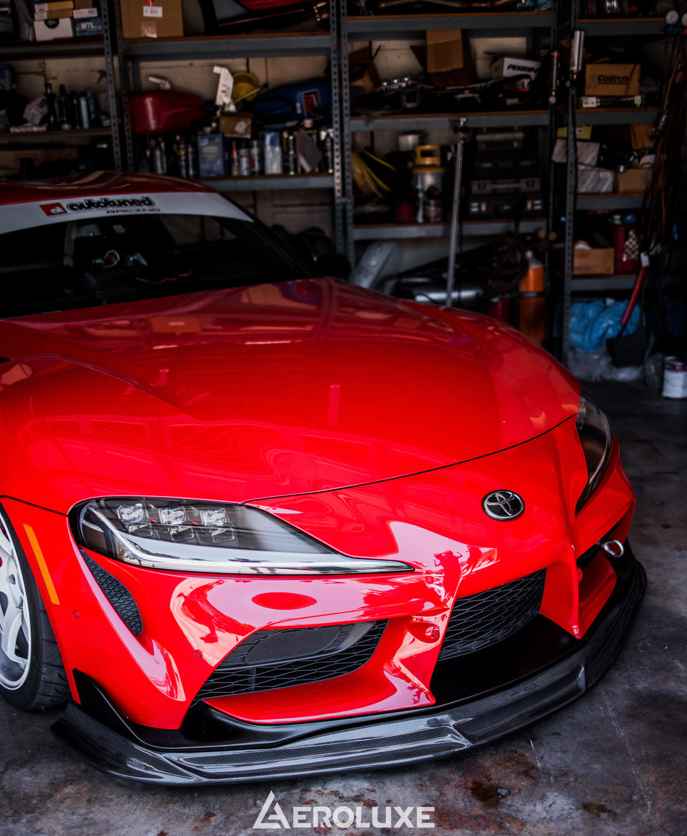 AeroLuxe 20-26 Toyota GR Supra Spec-HT Carbon Fiber Front Lip ...